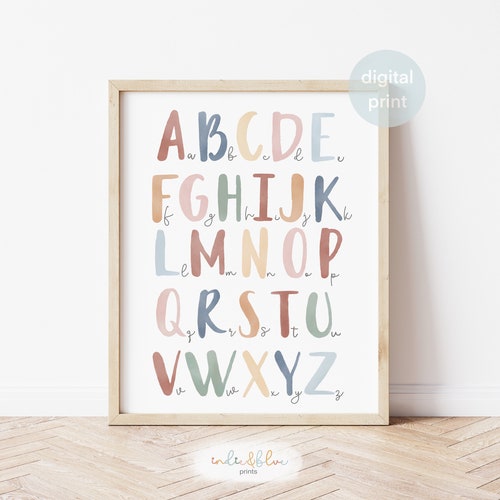 Boho Classroom Prints Nursery Art Prints Educational Print - Etsy