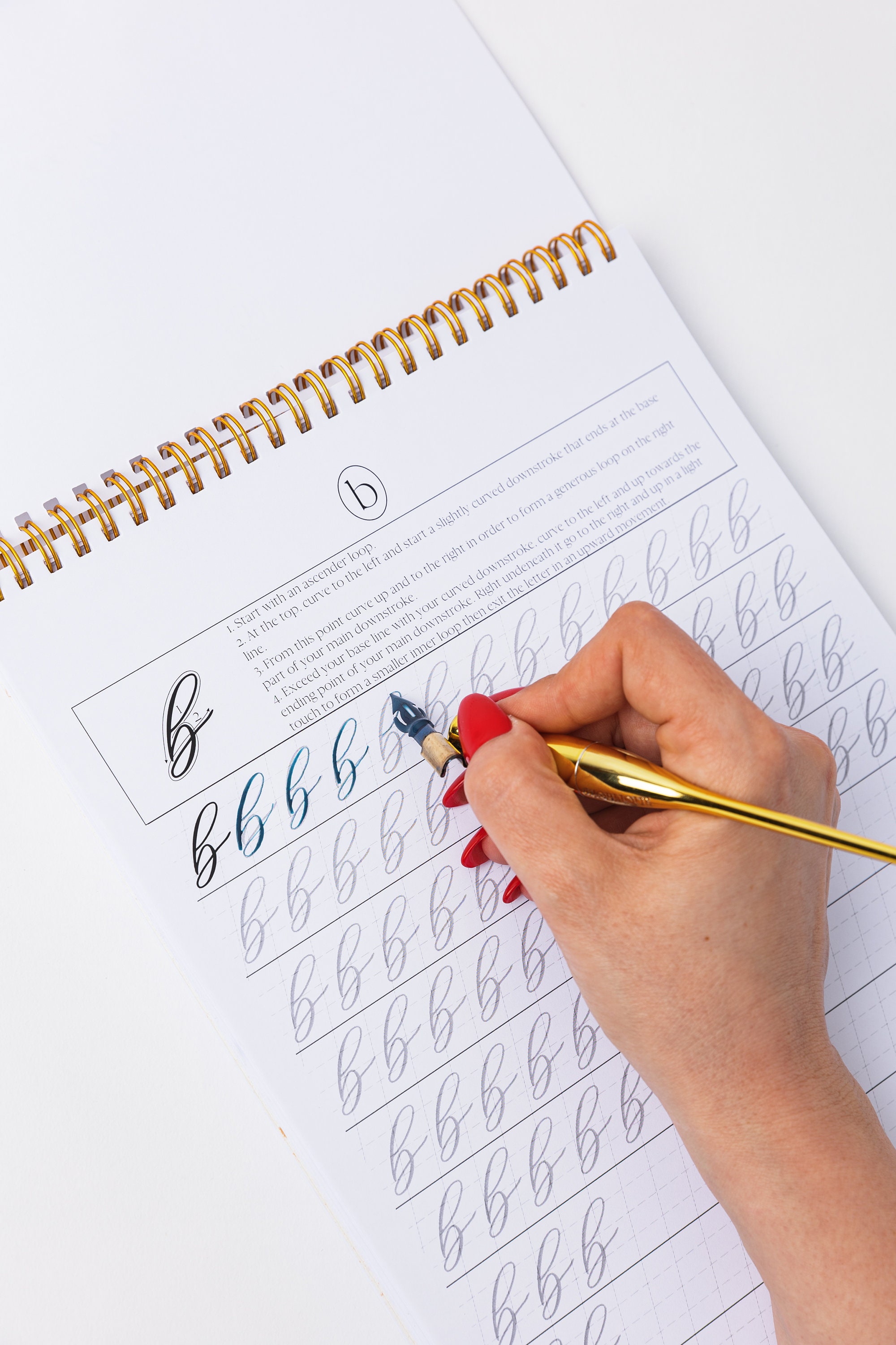 Modern Calligraphy Starter Guide A Step-by-step Practice Pad - Etsy