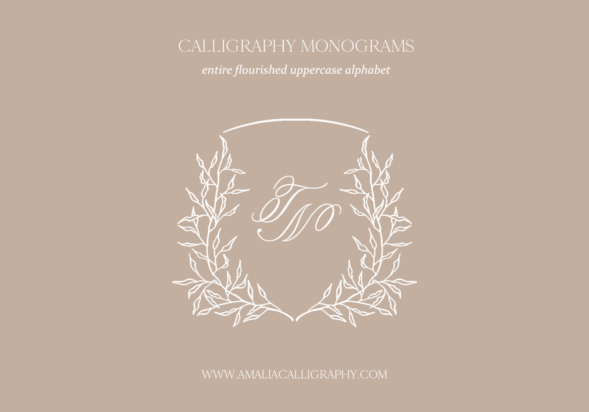 Monogram SVG Bundle Monogram Letters SVG Digital Download - Etsy