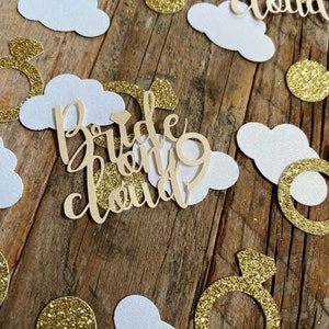 Bride on Cloud Nine Bachelorette Bridal Shower Table Scatter Confetti ...