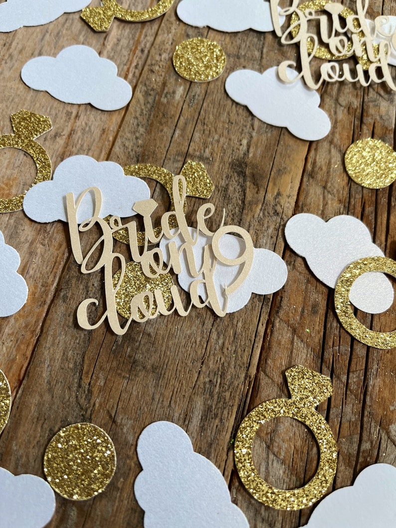 Bride on Cloud Nine Bachelorette Bridal Shower Table Scatter - Etsy