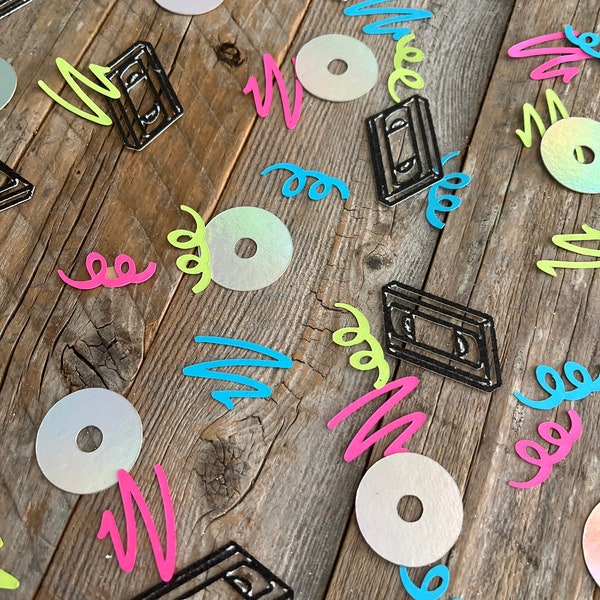 90s Theme Table Confetti - Etsy
