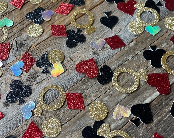 Las Vegas Bachelorette Confetti | Casino Table Scatter Decor ...