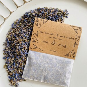 Lavender Wedding Exit Toss Rustic or Luxe Pearlized Paper Tags Fresh ...