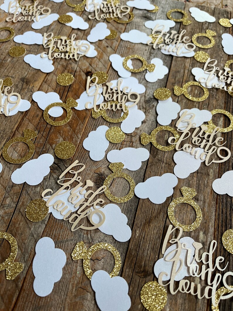 Bride on Cloud Nine Bachelorette Bridal Shower Table Scatter - Etsy