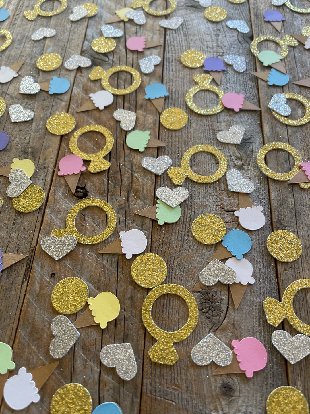 All Scooped Up” Table Scatter Confetti for Bridal Showers, Bachelorette ...