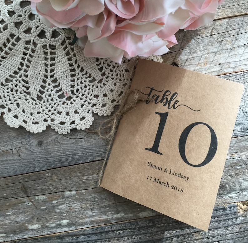 Wedding Guest Book Alternative Personalized Table Number Books - Etsy