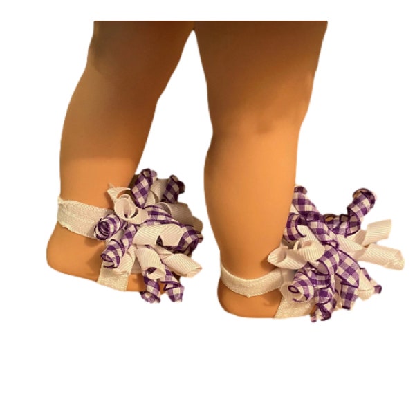 Purple Baby Sandals - Etsy