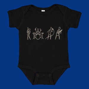 Boys Rock Band T-shirt, Kids T-shirts, Rock N Roll Shirts, Toddler ...