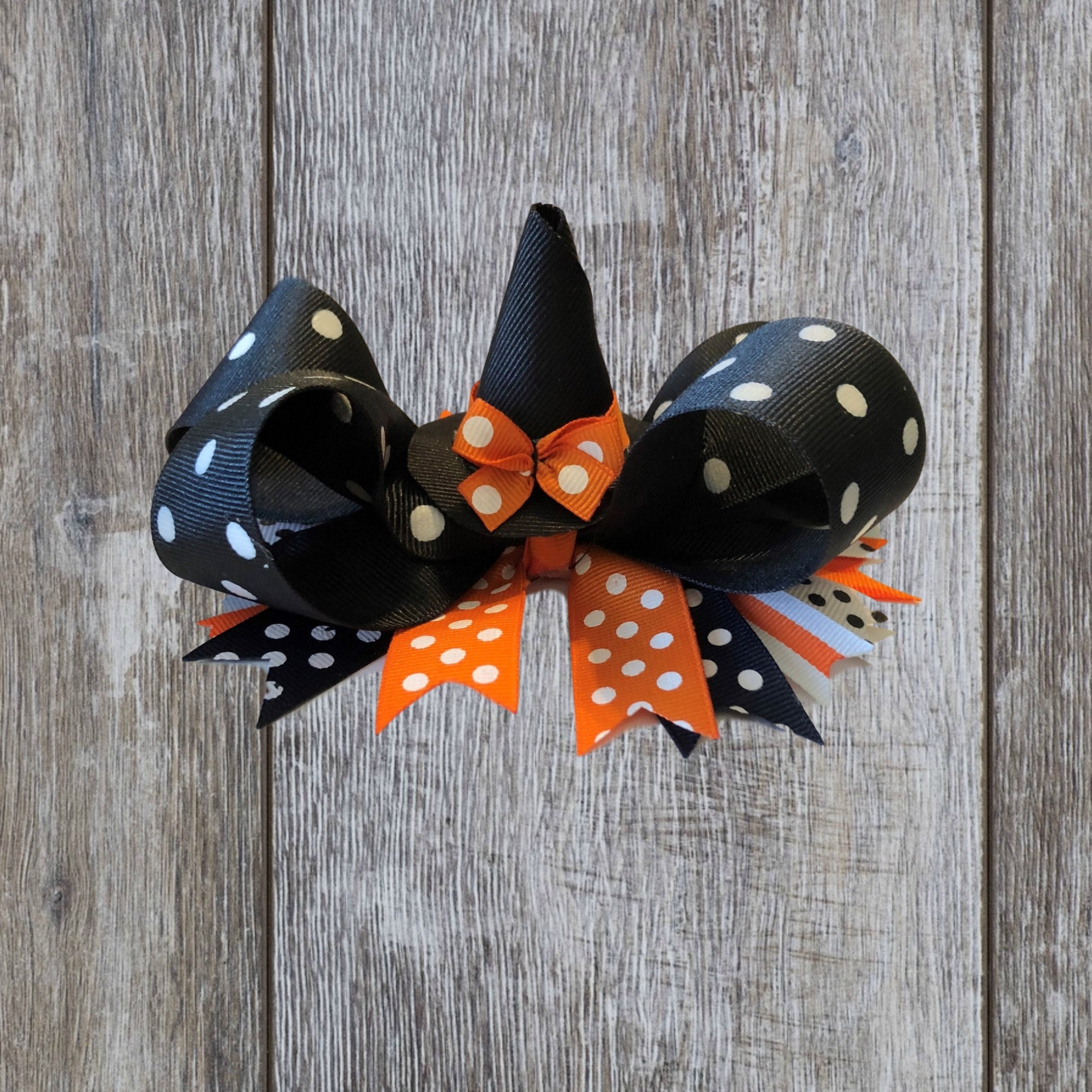 Halloween Hair Bow Halloween Hair Bows Witch Hair Bows - Etsy