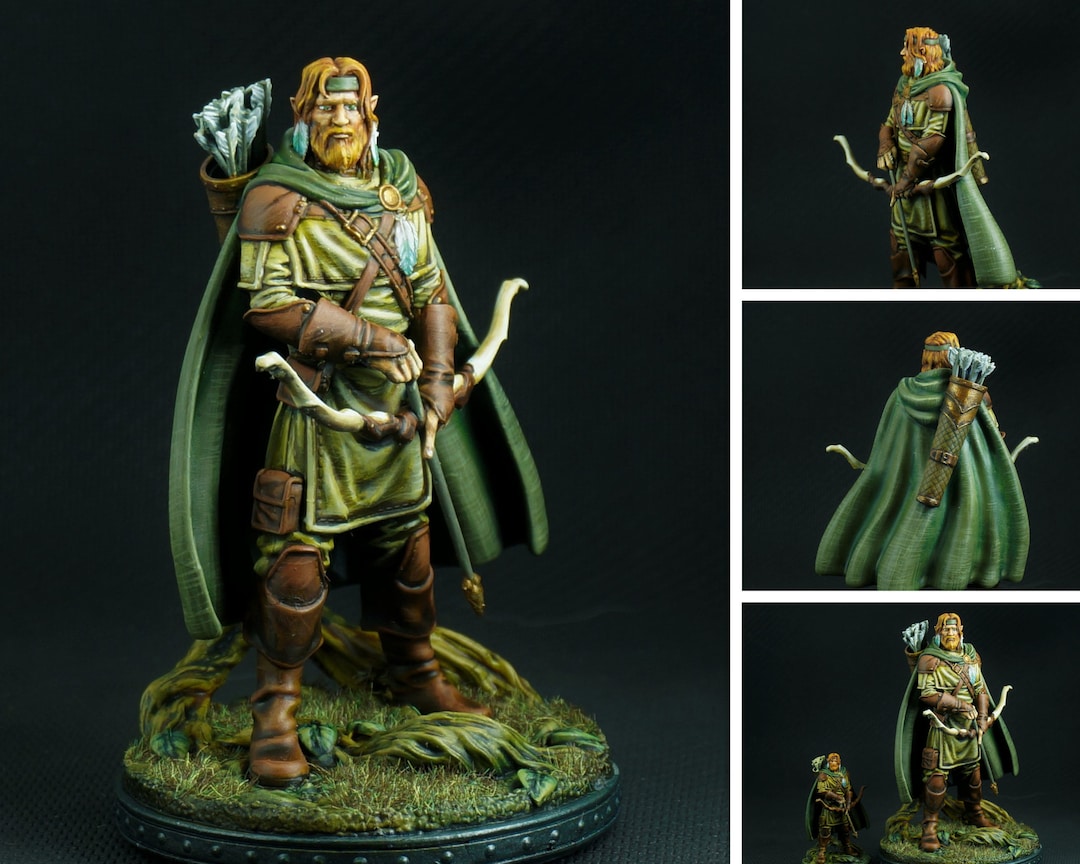 Half-elven Male Ranger Tanis Male Fighter Half Elf Ranger - Etsy