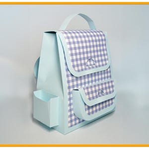 3D Backpack SVG File for Cricut and Silhouette Backpack Favour Box Svg ...