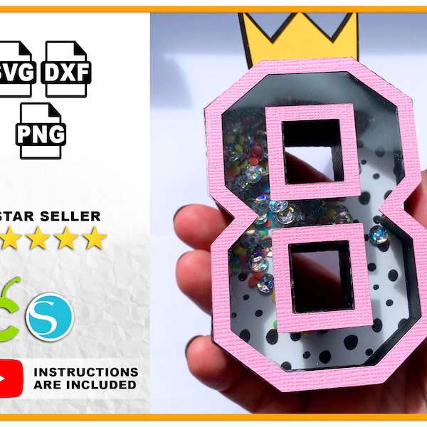 3d Number Template - Etsy