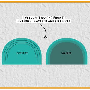 Baseball Cap Box SVG File 3D Gift Box Favour Box Favor SVG Template Dxf ...