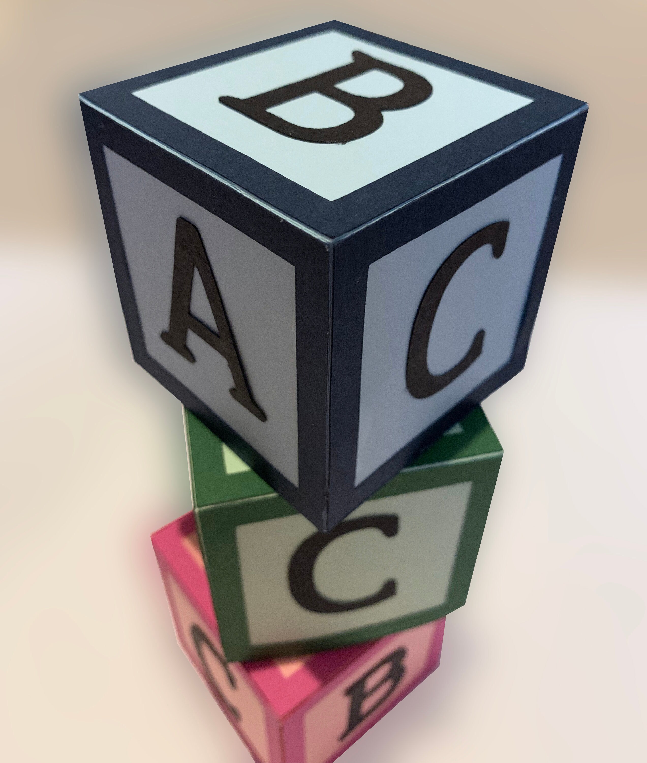 3D Letters Alphabet Blocks A-z Svg File for Cricut Silhouette Cameo ...
