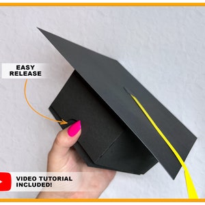3D Graduation Cap Gift Box, Teacher Svg File for Cricut Svg Silhouette ...