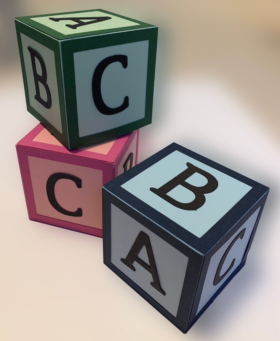 3D Letters Alphabet Blocks A-z Svg File for Cricut Silhouette Cameo ...