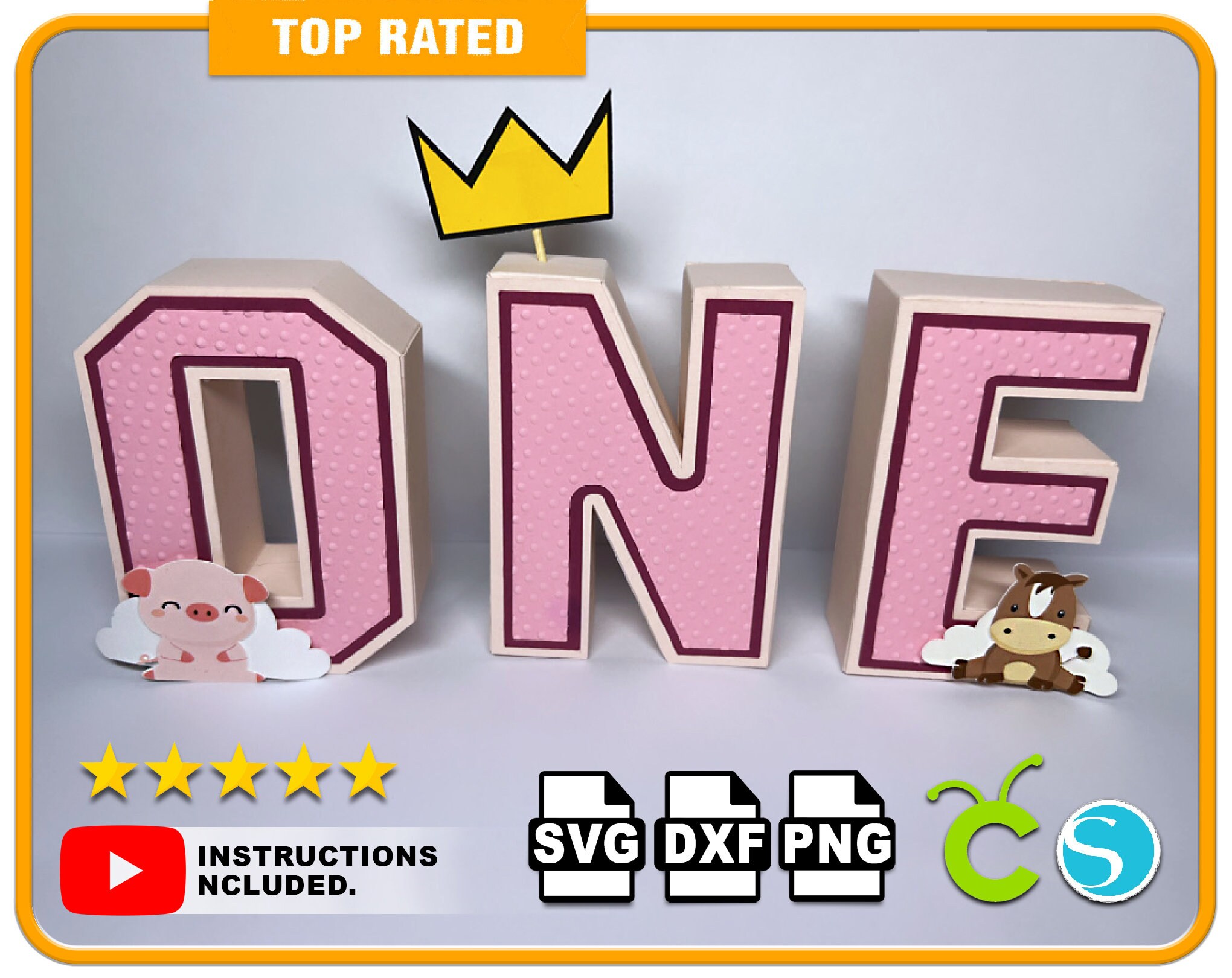 3D Alphabet Letters A-Z 0-9 3d Letters SVG Die Cut Template NO - Etsy