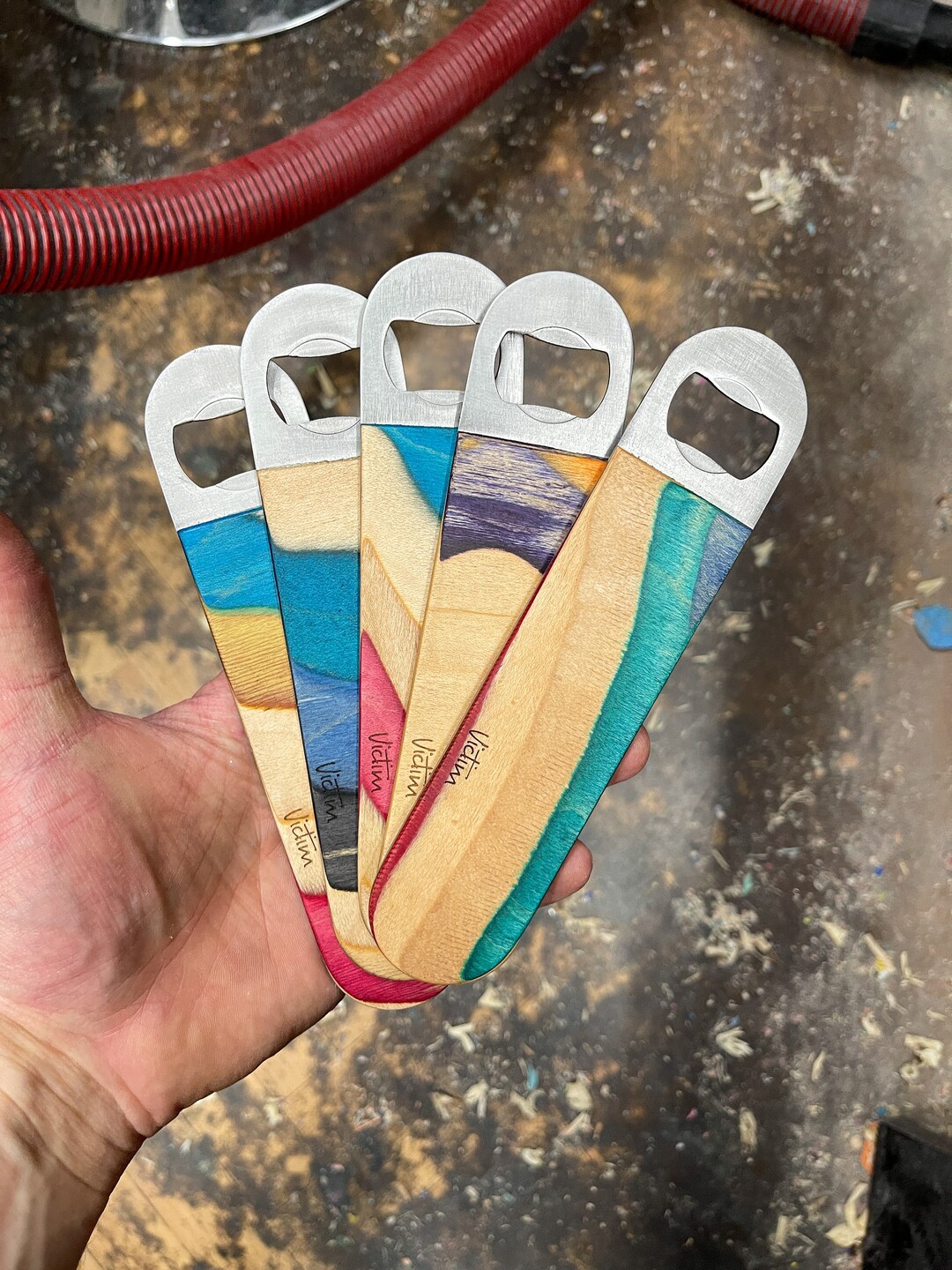 Handcrafted Stainless Steel Bottle Opener With Skateboard Finish Unique ...