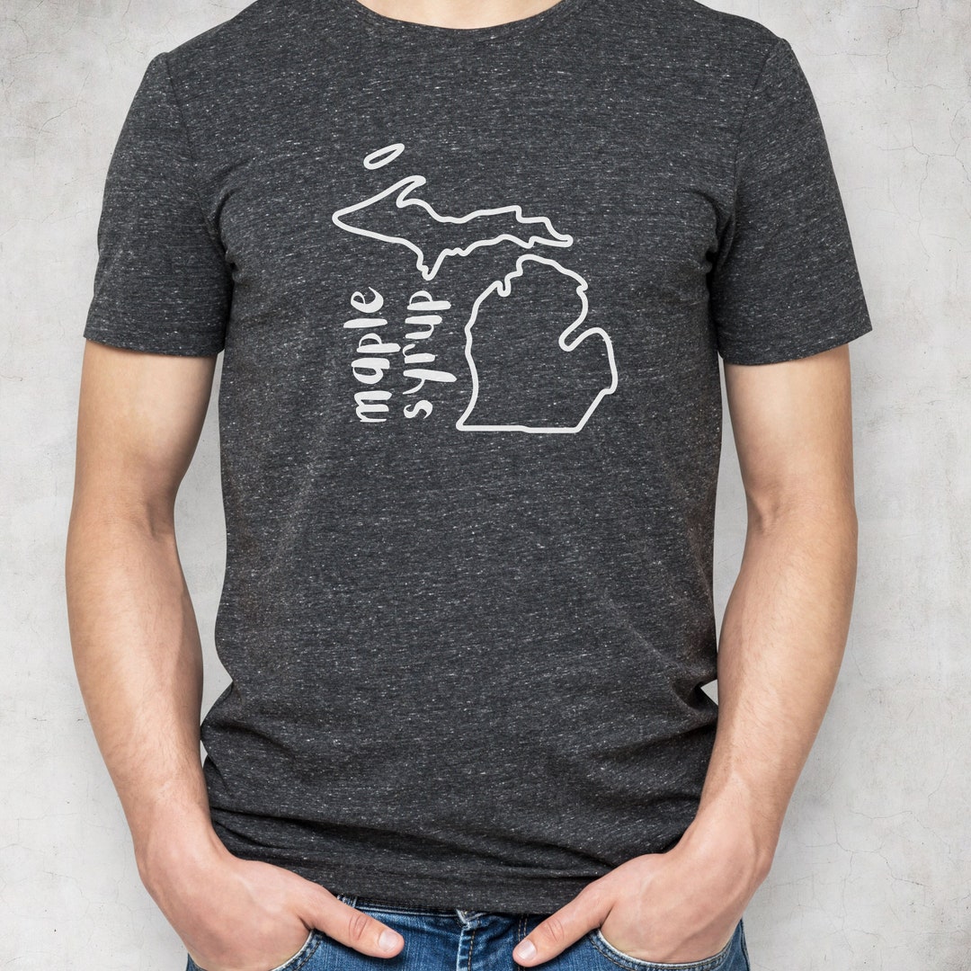 Michigan Maple Syrup Tshirt, Syrup Shirt, Syrup Season, Real Maple ...