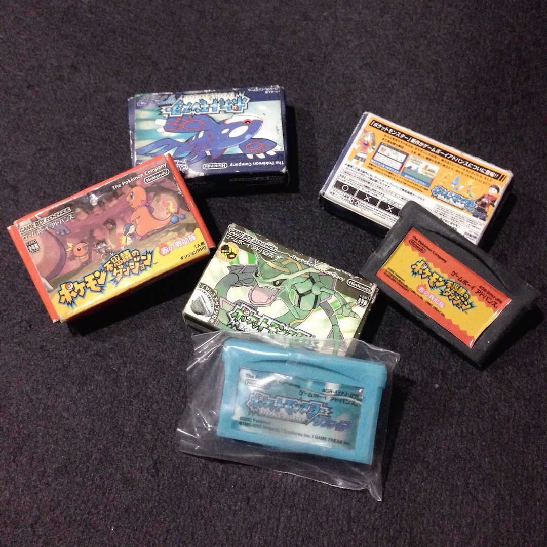 Nintendo Game Erasers Set of 4 Japan Pokémon - Etsy