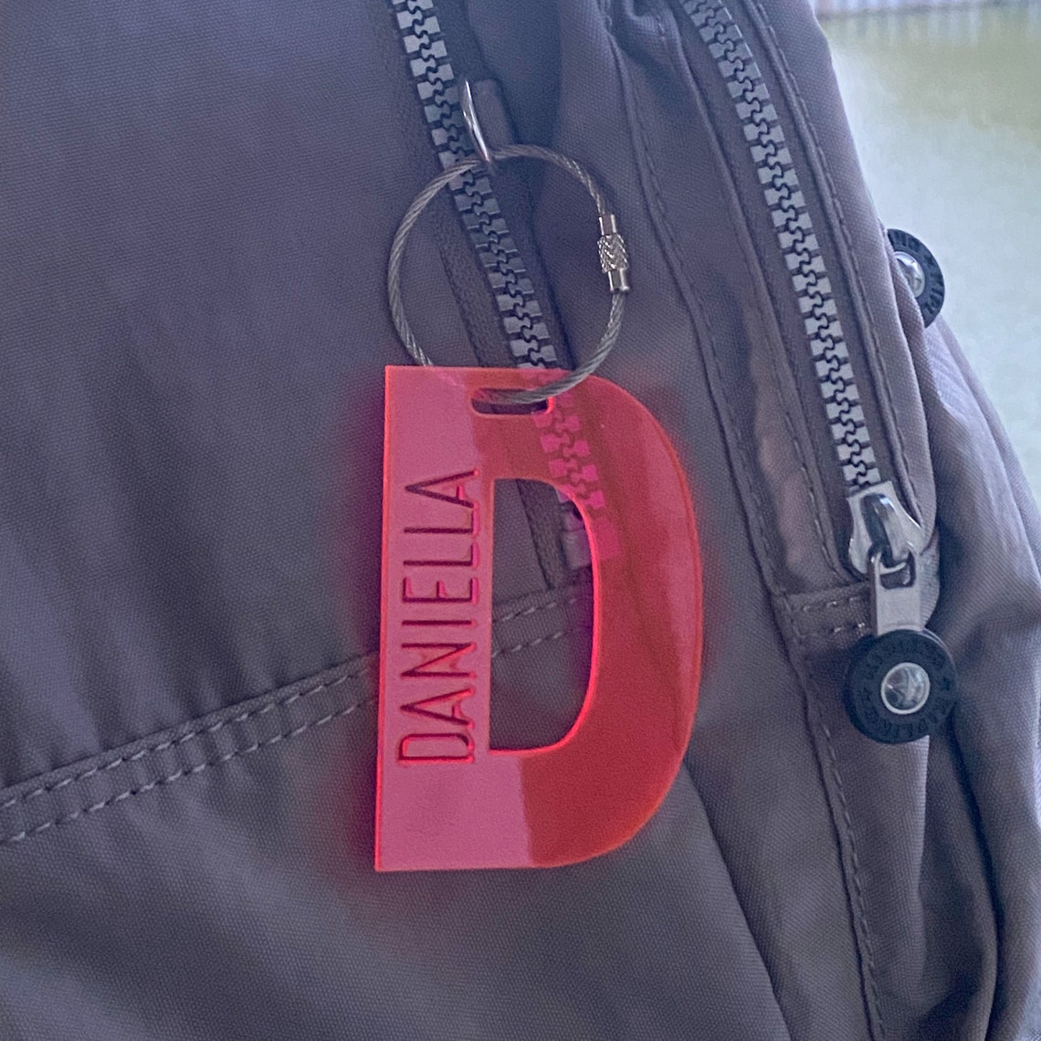 Back Pack Name Tag . Lunch Bag Tag . Luggage Tag . Keychain - Etsy