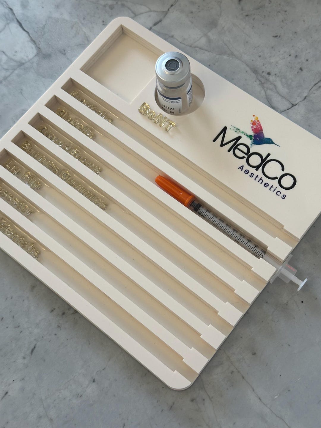 Customized Botox Tray / Vial and Syringe Holder / for Aesthetic ...