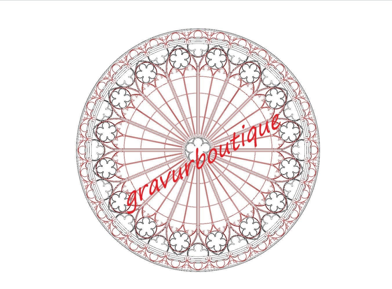 The Main Gothic Rose Window From Cathédrale Notre Dame De Strasbourg ...