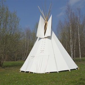 Tipi, Teepee, Full Size 4,5 M Diameter Native American Tent, for ...