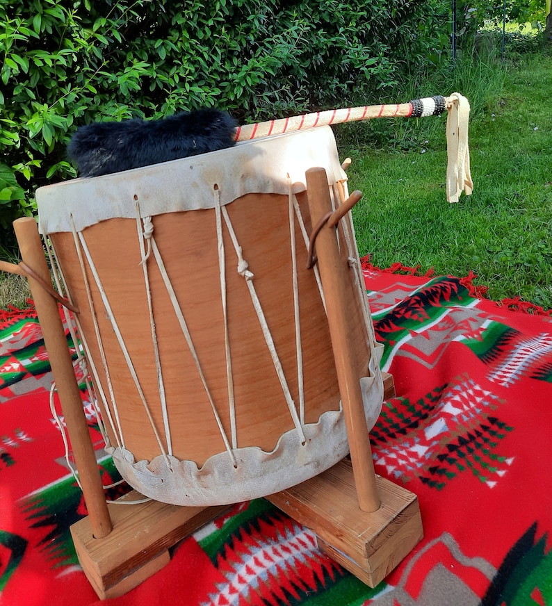 Wunderfull Powwow Drum, Native American Style Drum, Shaman Drum - Etsy