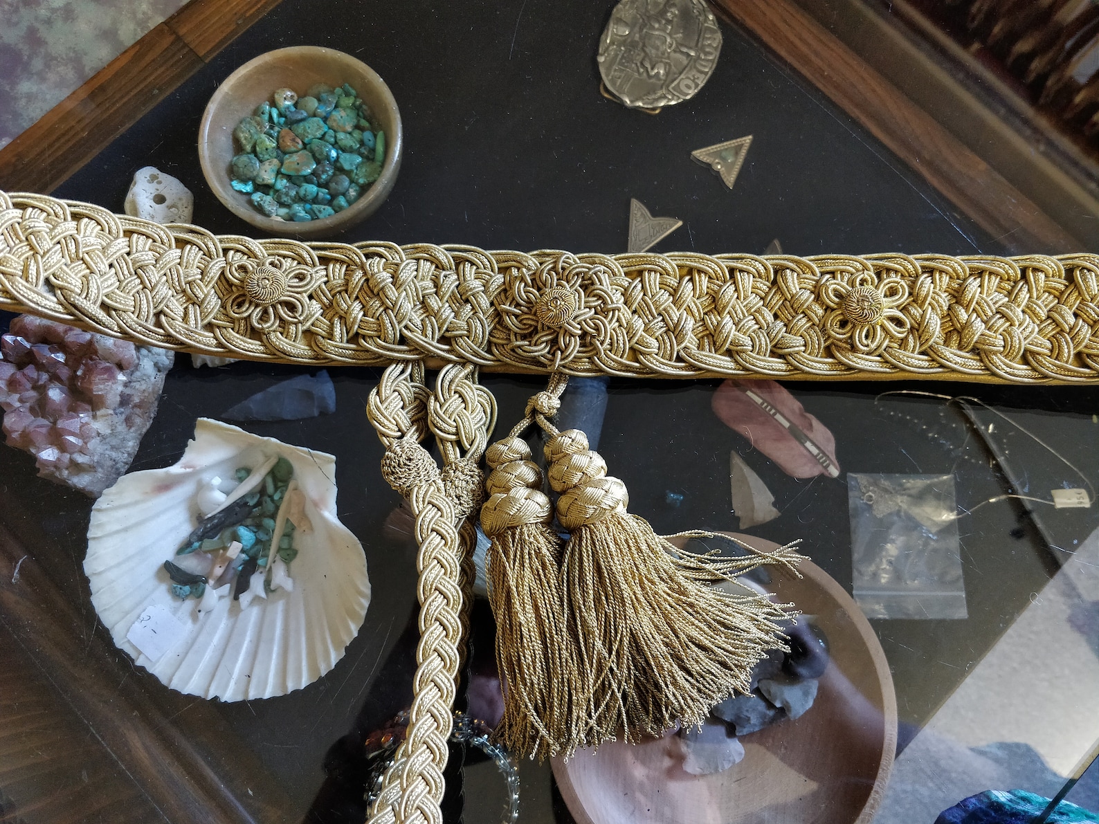 Gold Braid Military Belt of an Unknown Provenance, Gold Braid, Gold ...