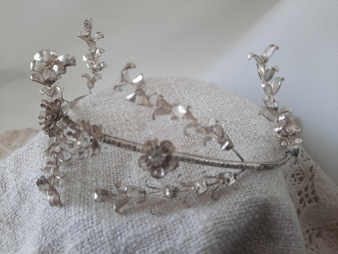 German Myrtle Crown, Golden Wedding Myrtle Tiara, Vintage Wedding ...