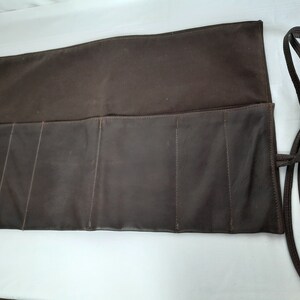Leather Tool Roll, Tool Storage for Car, Home Travel, Storage, Tool Kit ...
