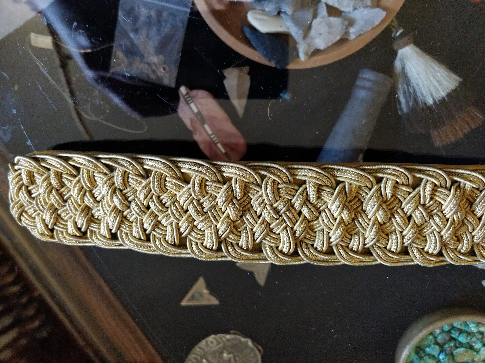Gold Braid Military Belt of an Unknown Provenance, Gold Braid, Gold ...