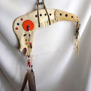 Native American Style Decoration Made From Bison Bone Wild West Home ...