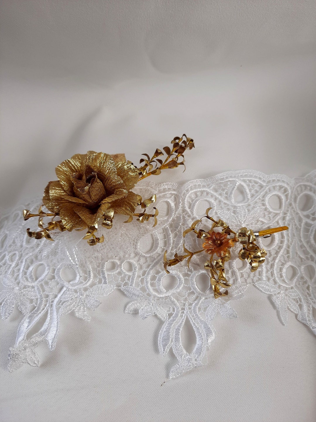German Myrtle Crown, Golden Wedding Myrtle Tiara, Vintage Wedding ...