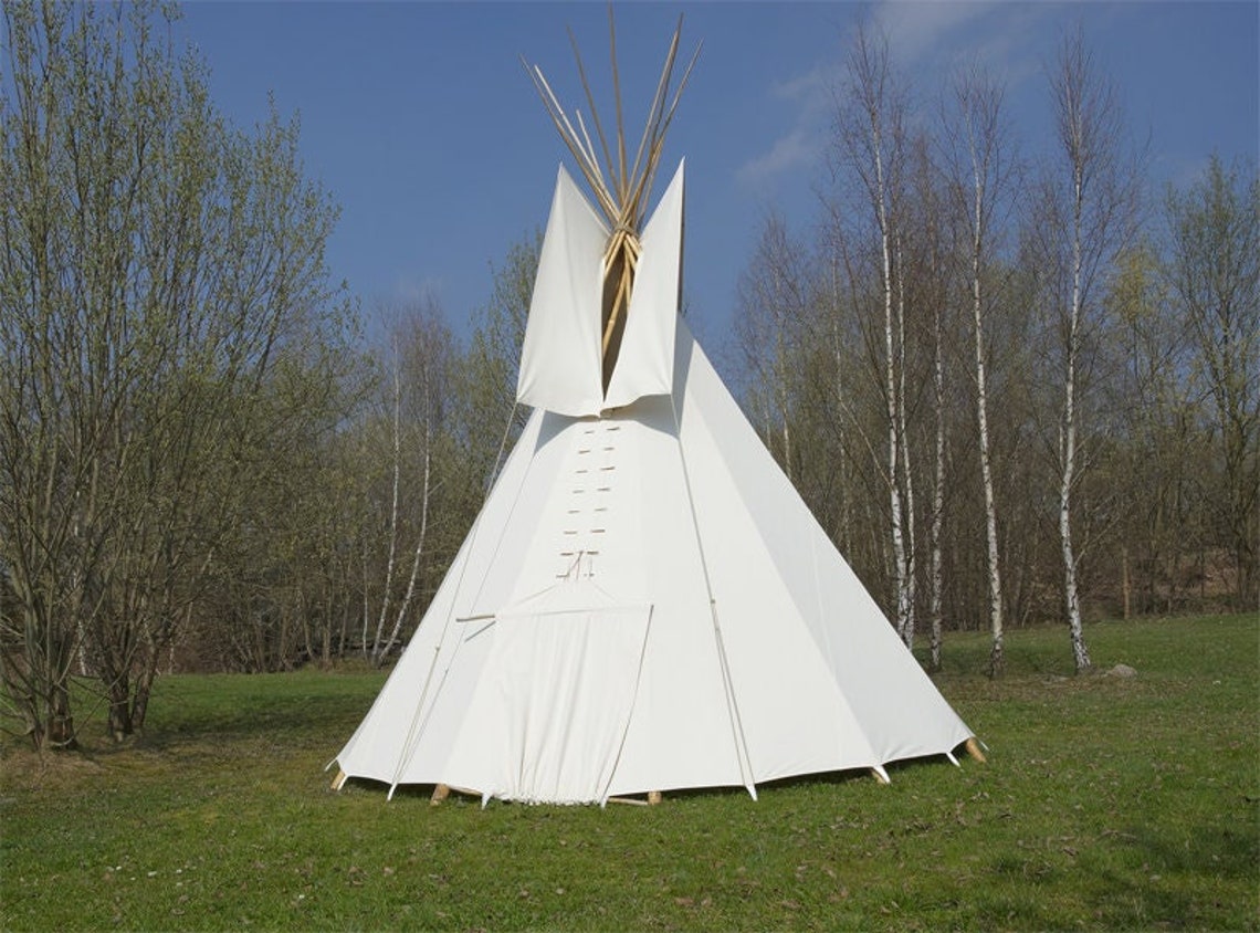 Tipi, Teepee, Full Size 4,5 M Diameter Native American Tent, for ...