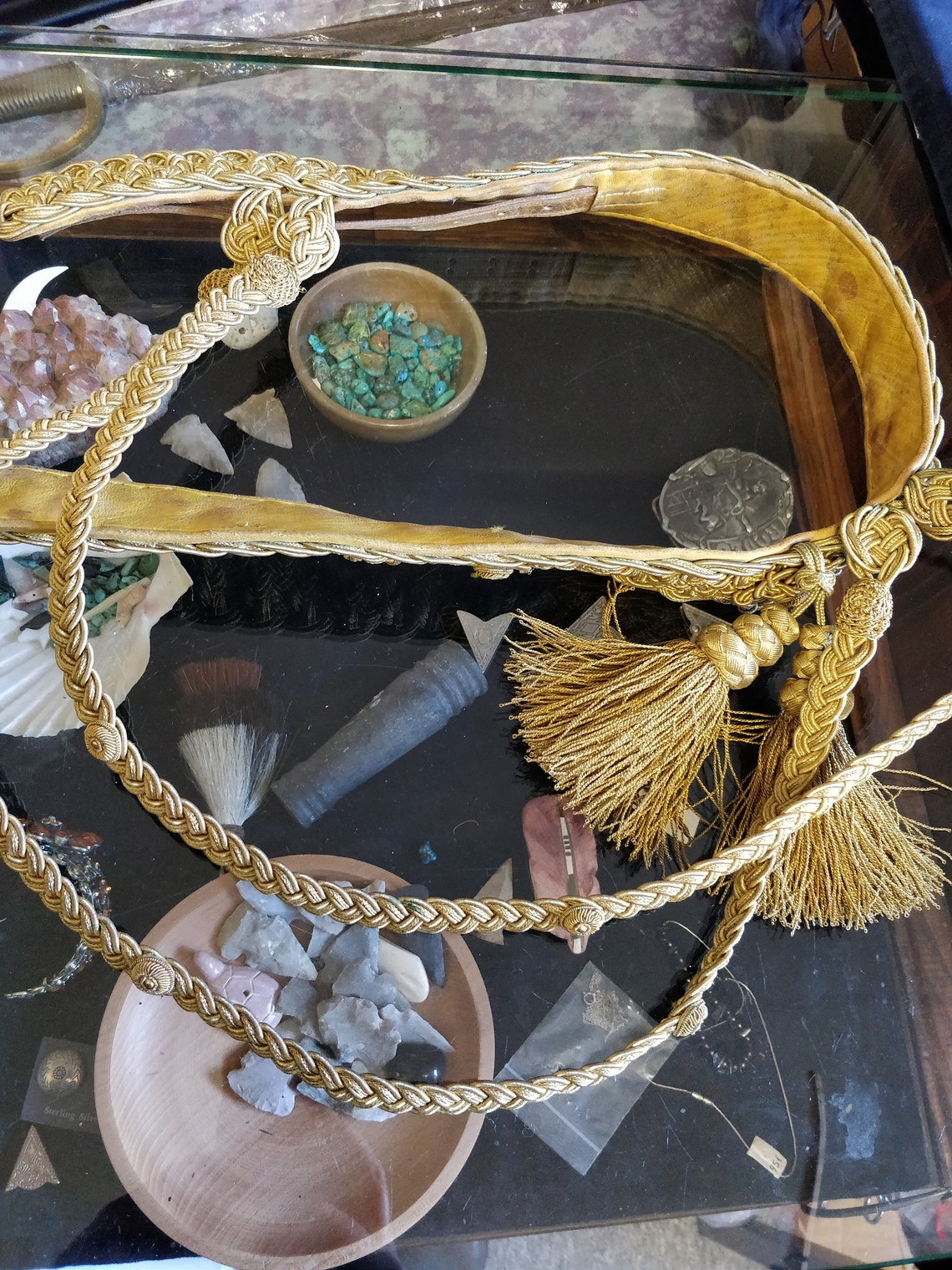 Gold Braid Military Belt of an Unknown Provenance, Gold Braid, Gold ...