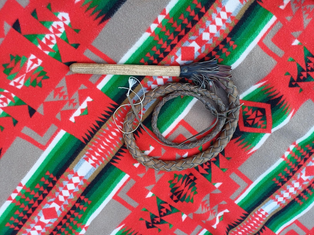 Fancy Mongolian Horse Whip, Leather, Deer Leg - Etsy