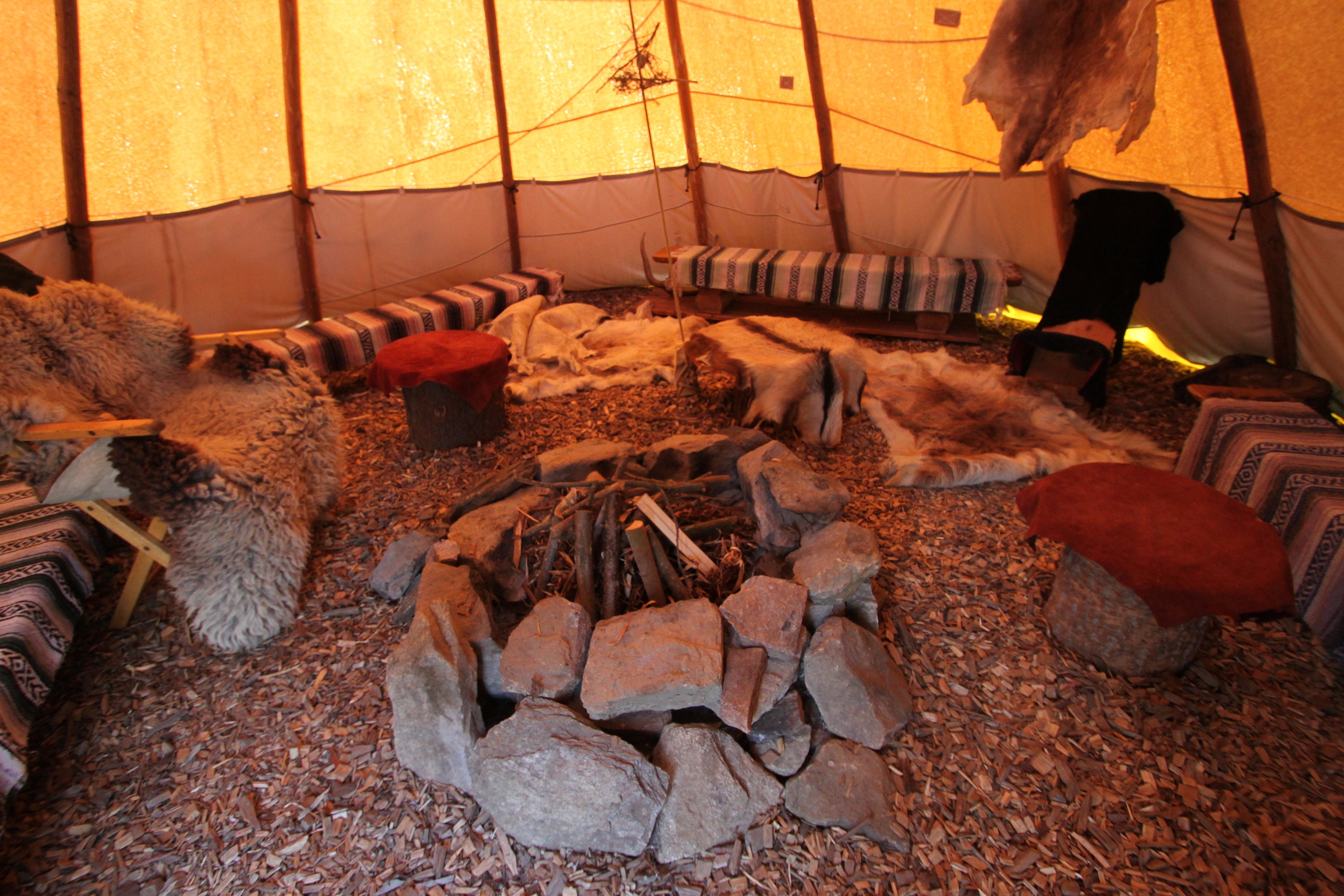 Tipi Teepee Full Size 5 M Diameter Native American Tent for - Etsy