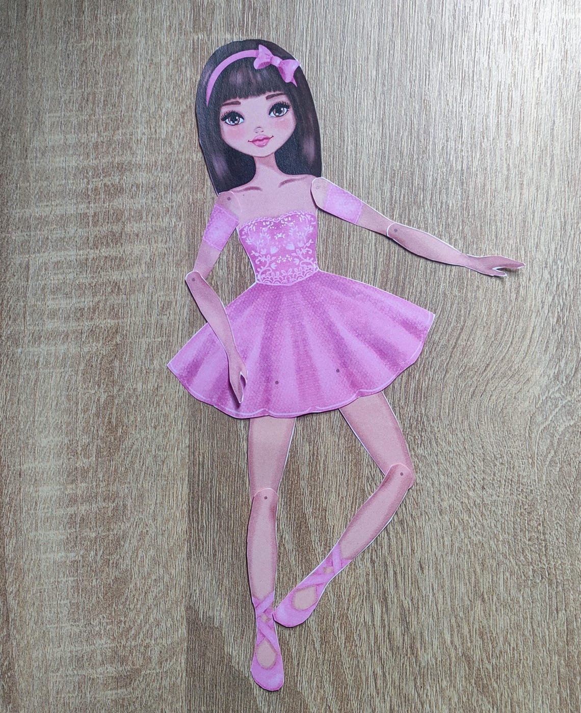Articulated Ballerina Paper Doll, Printable Fashion Cutout (PDF) - Etsy