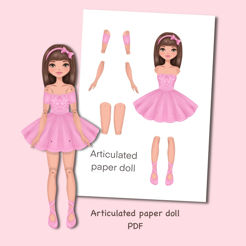 Moving Paper Doll - Etsy