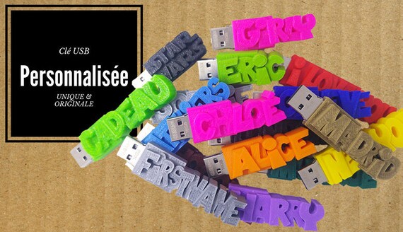 Personalised USB Sticks With Name Date Message 32 GB USB | Etsy