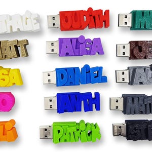 Personalised USB Sticks With Name, Date, Message - 32 GB - USB 3.0 - 15 ...