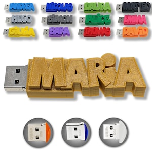 Personalised USB Sticks With Name, Date, Message - 8GB to 128GB - USB 3 ...