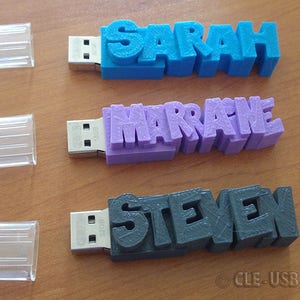Personalised USB Sticks With Name, Date, Message - 32 GB - USB 3.0 - 15 ...
