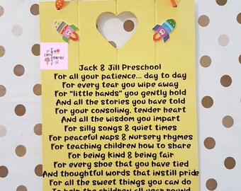 Teacher poem | Etsy