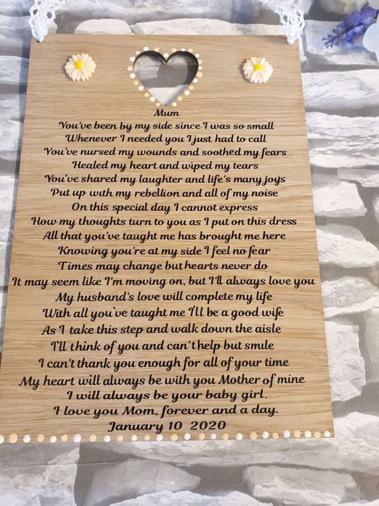 Personalised Mother of the Bride Gift Mother of the Bride | Etsy