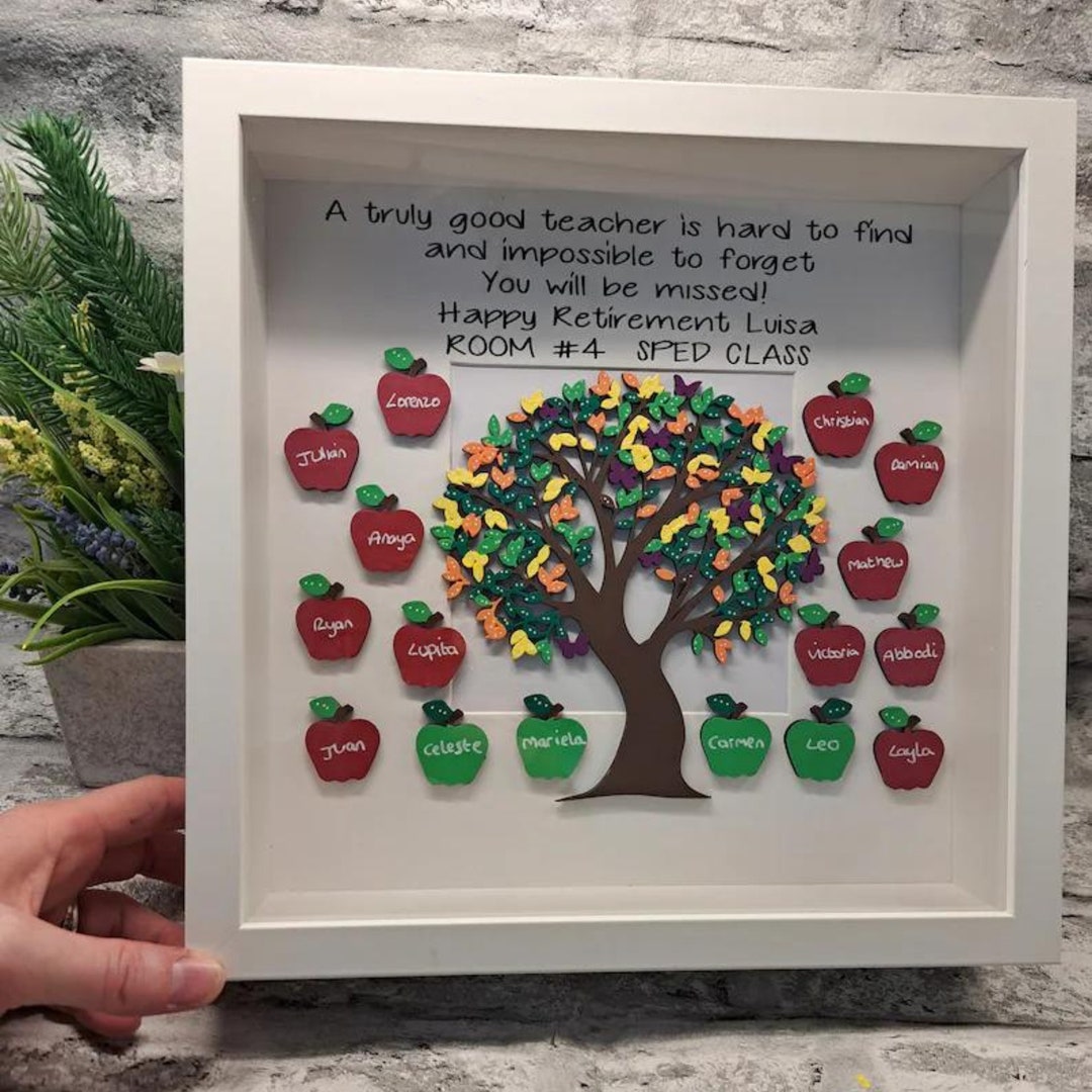 Personalised Teacher Appreciation Gift, Class Thank You Gift From ...