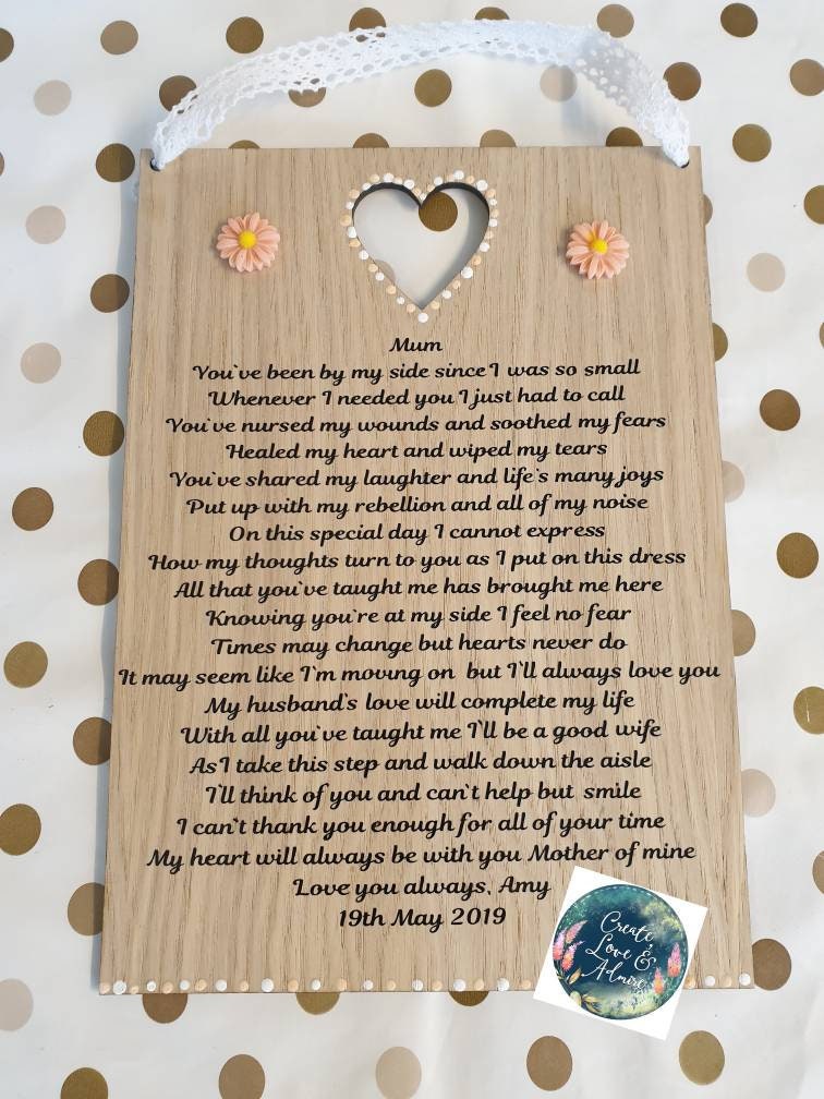 Personalised Mother of the Bride Gift Mother of the Bride | Etsy